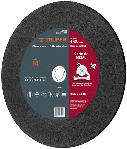 Ficha técnica 12561/ABT-758 Truper® - Es mucha herramienta