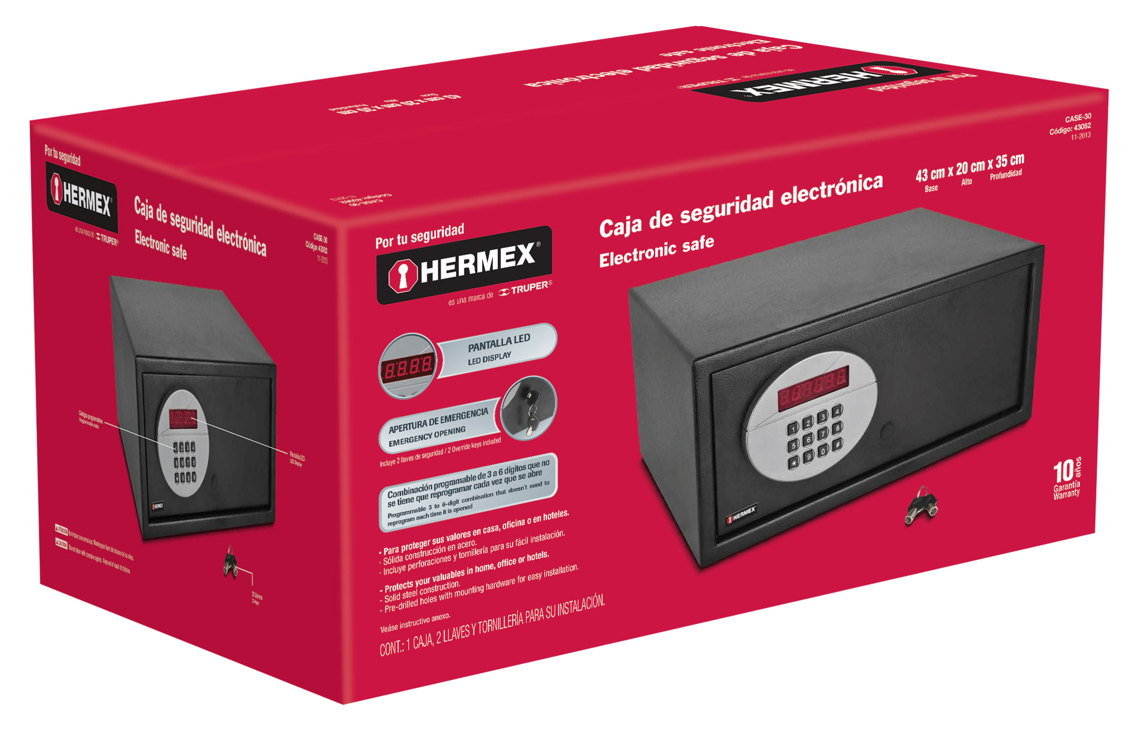 Ficha técnica 43062/CASE-30 Truper® - Es mucha herramienta