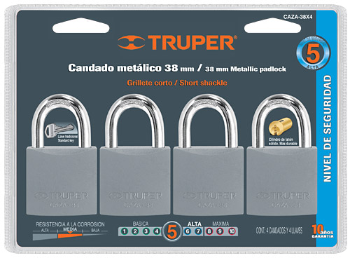 Ficha técnica 19552/CAZA-38X4 Truper® - Es mucha herramienta