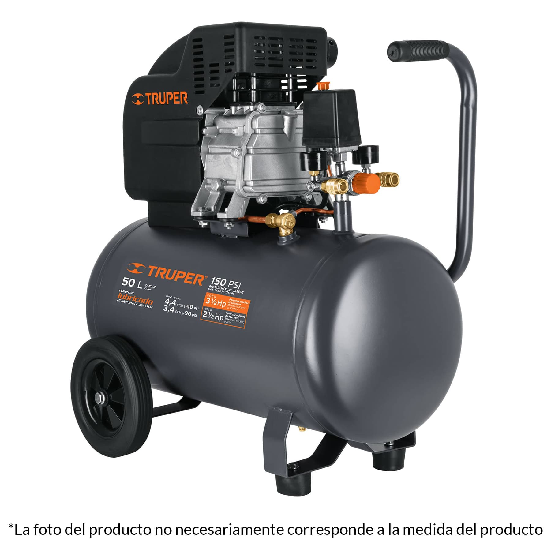 Ficha técnica 11839/COMP-50LT-250 Truper® - Es mucha herramienta