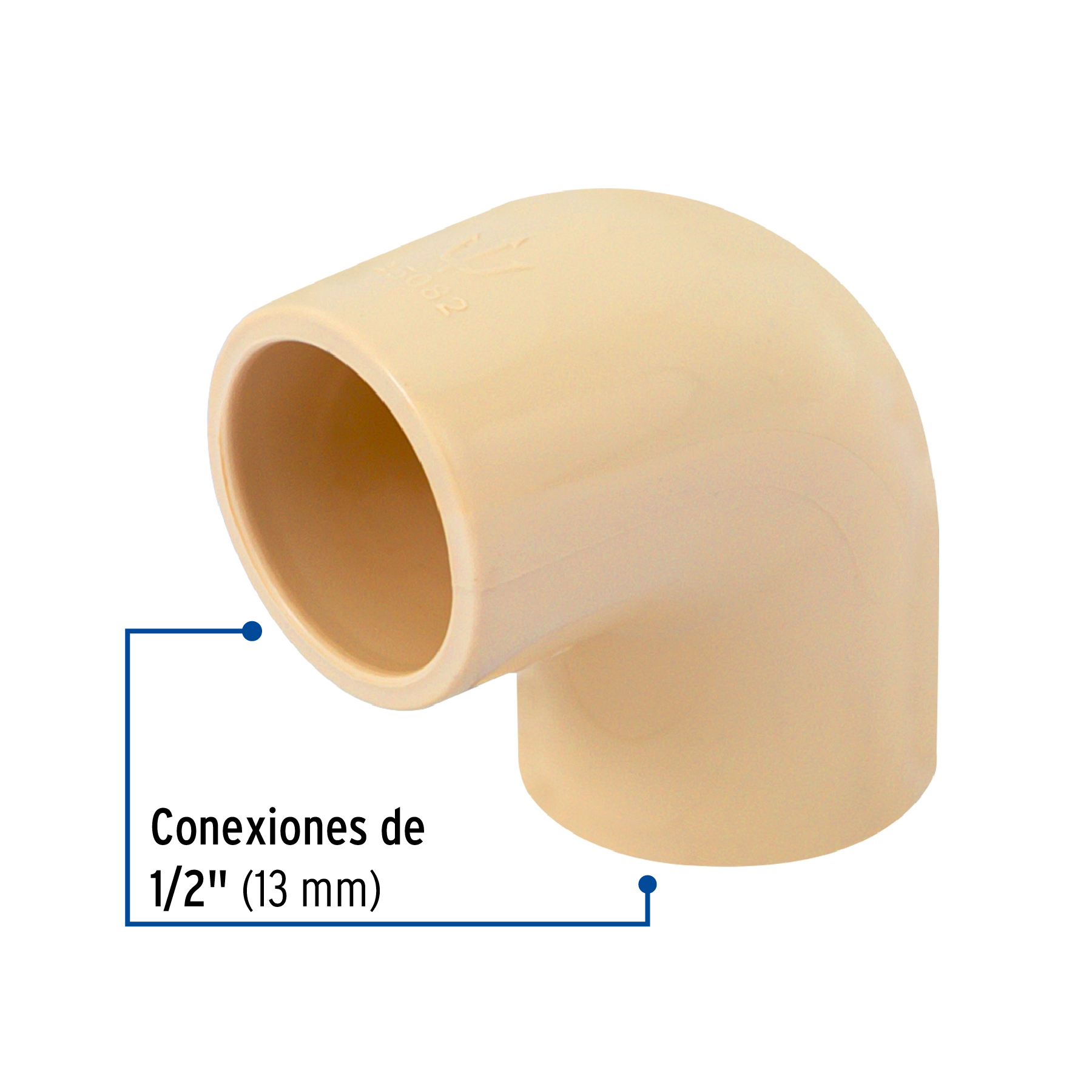 Codo 90° de CPVC de 1/2, FOSET - Truper - Grupo Ferre-Max
