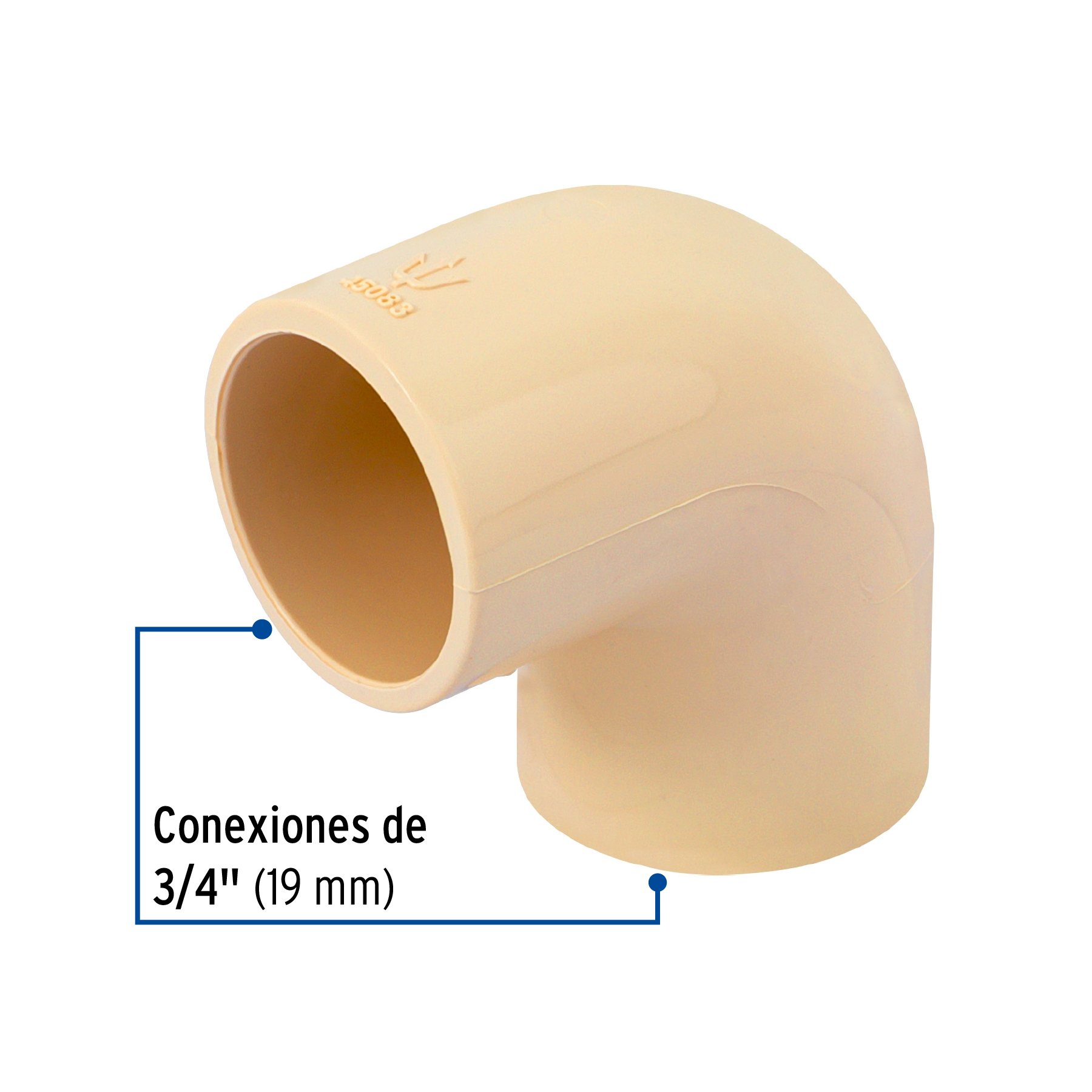 Codo 90° de CPVC de 3/4, FOSET - Truper - Grupo Ferre-Max