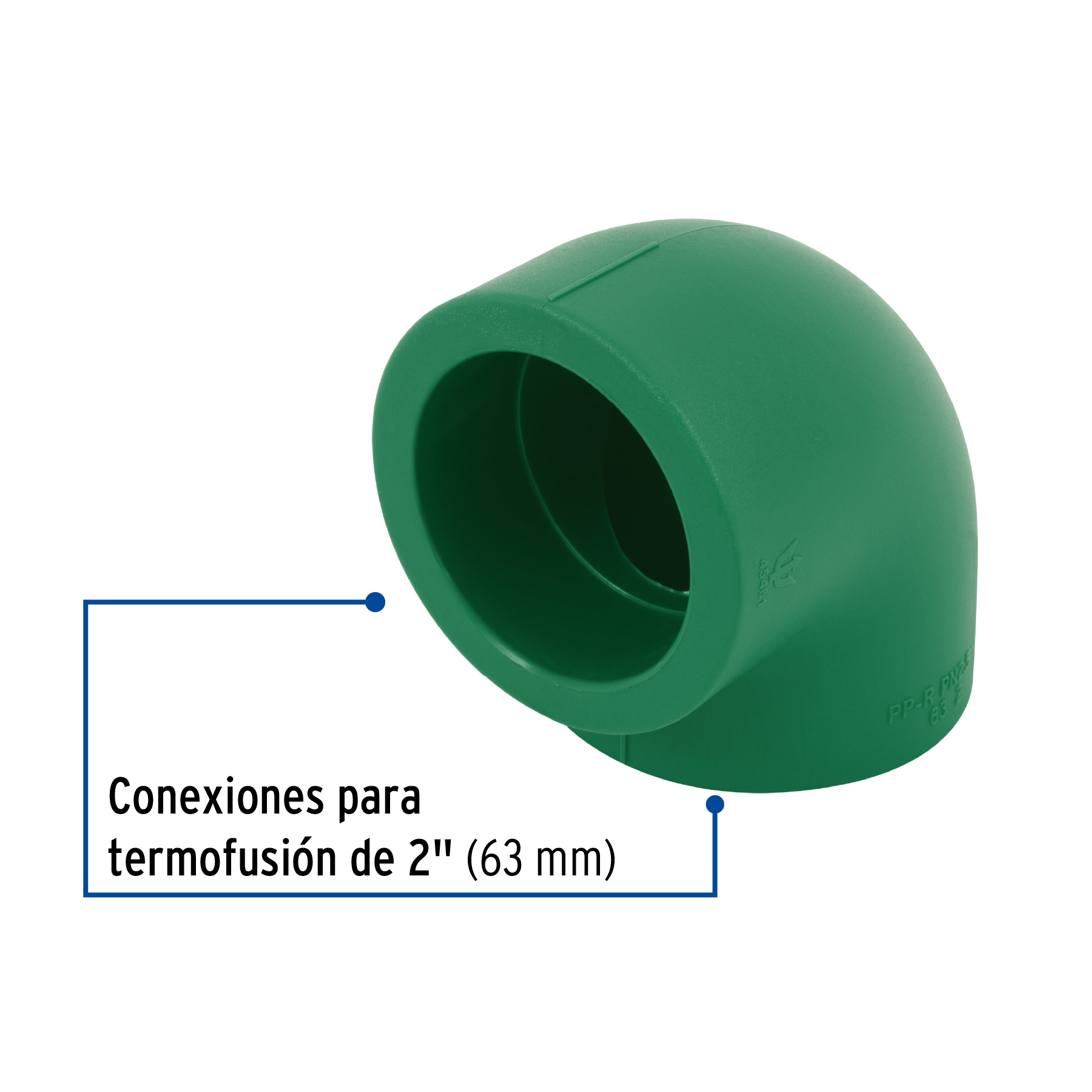Codo 90° PPR, 2, Foset - Truper - Grupo Ferre-Max