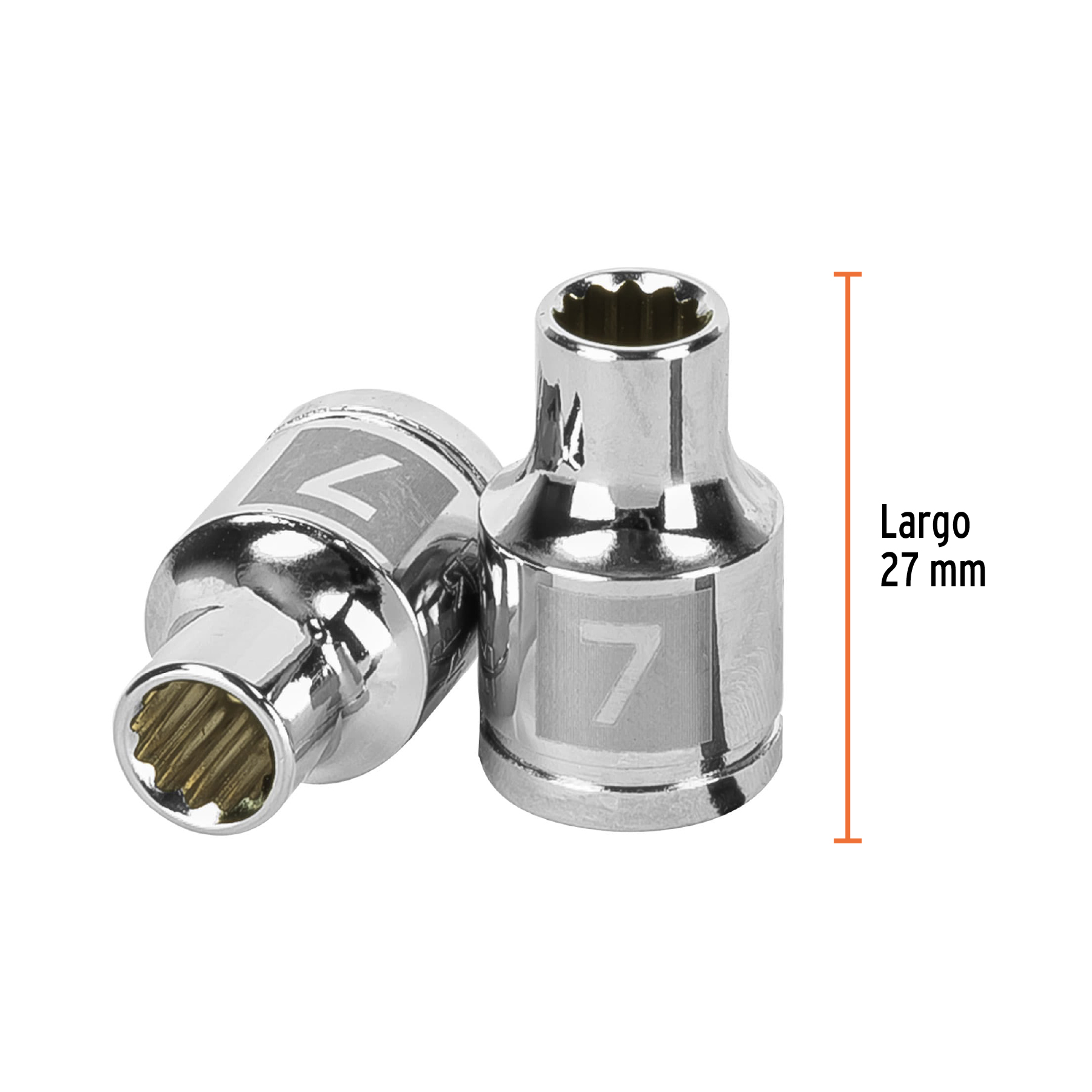 Dado de 7 mm, 12 puntas, cuadro 3/8', Truper - Grupo FERREMAX