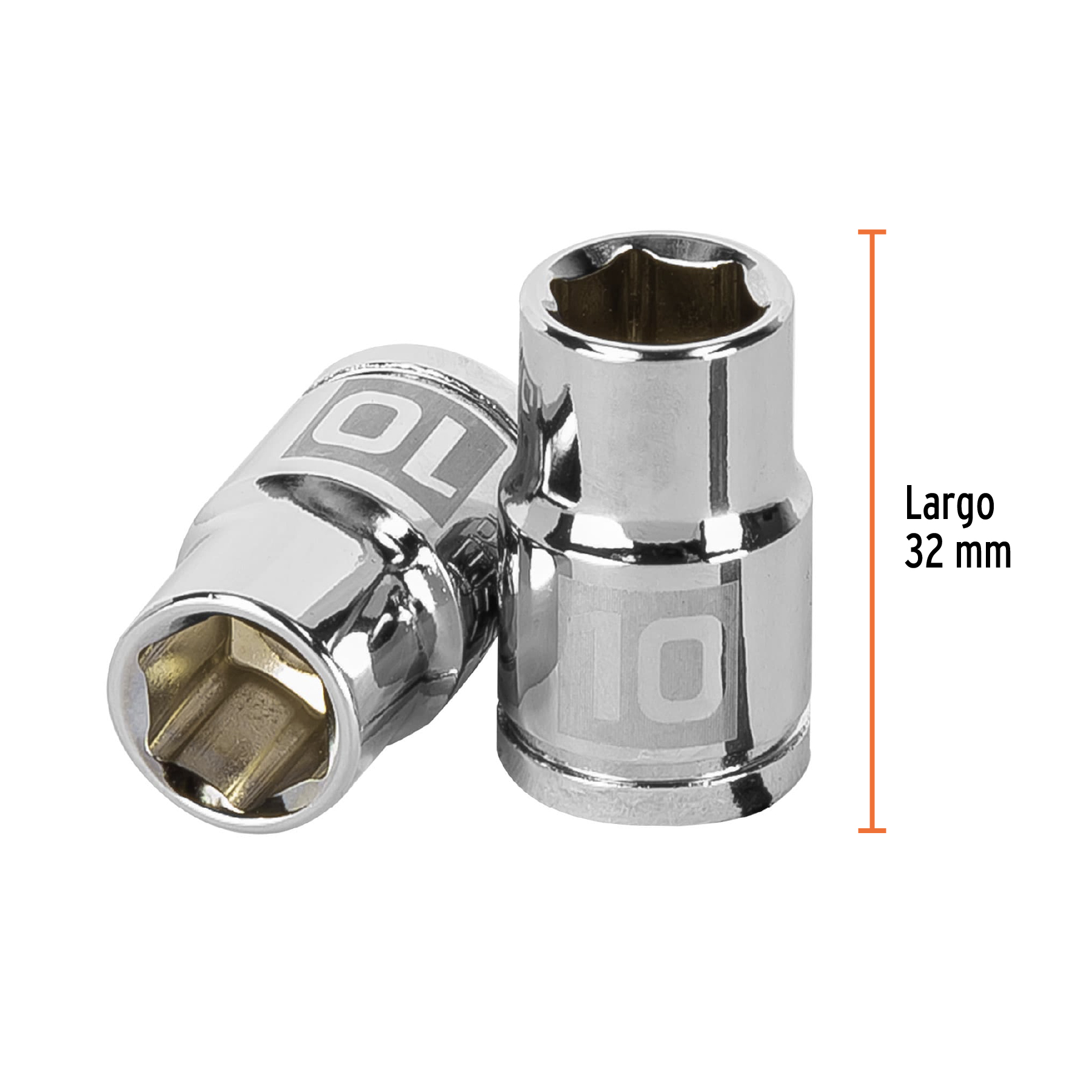 Dado de 10 mm, 6 puntas, cuadro 3/8, Truper - Grupo FERREMAX