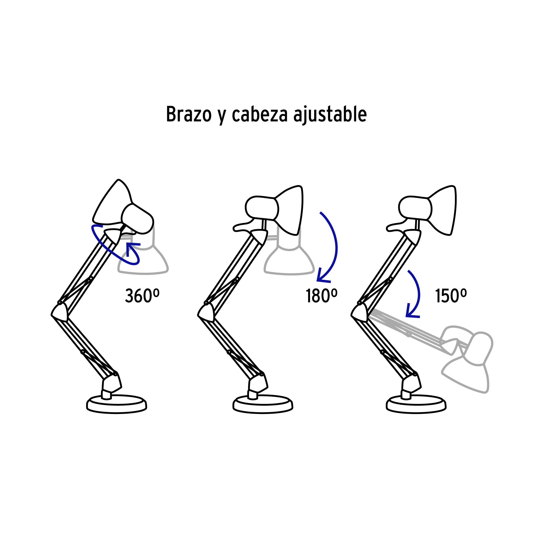 Ficha Tecnica L mpara De Escritorio Con Brazo Oscilante