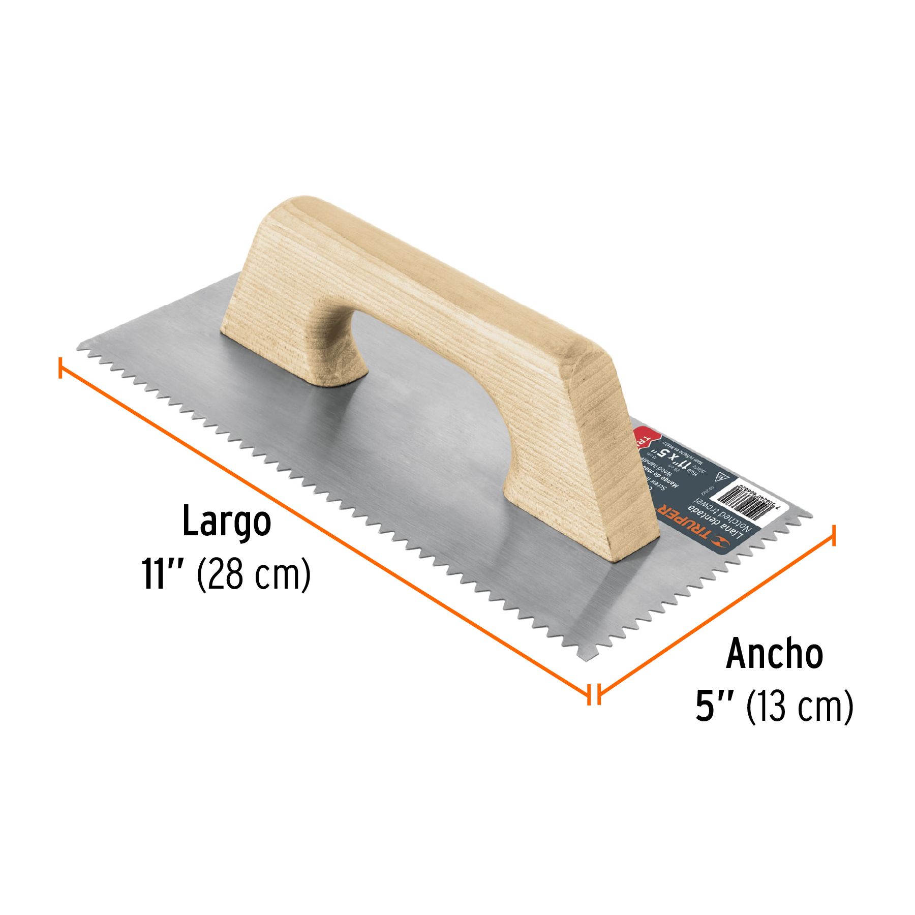 Ficha Tecnica Llana 11 Dentado Triangular Tipo Español Mgo Madera