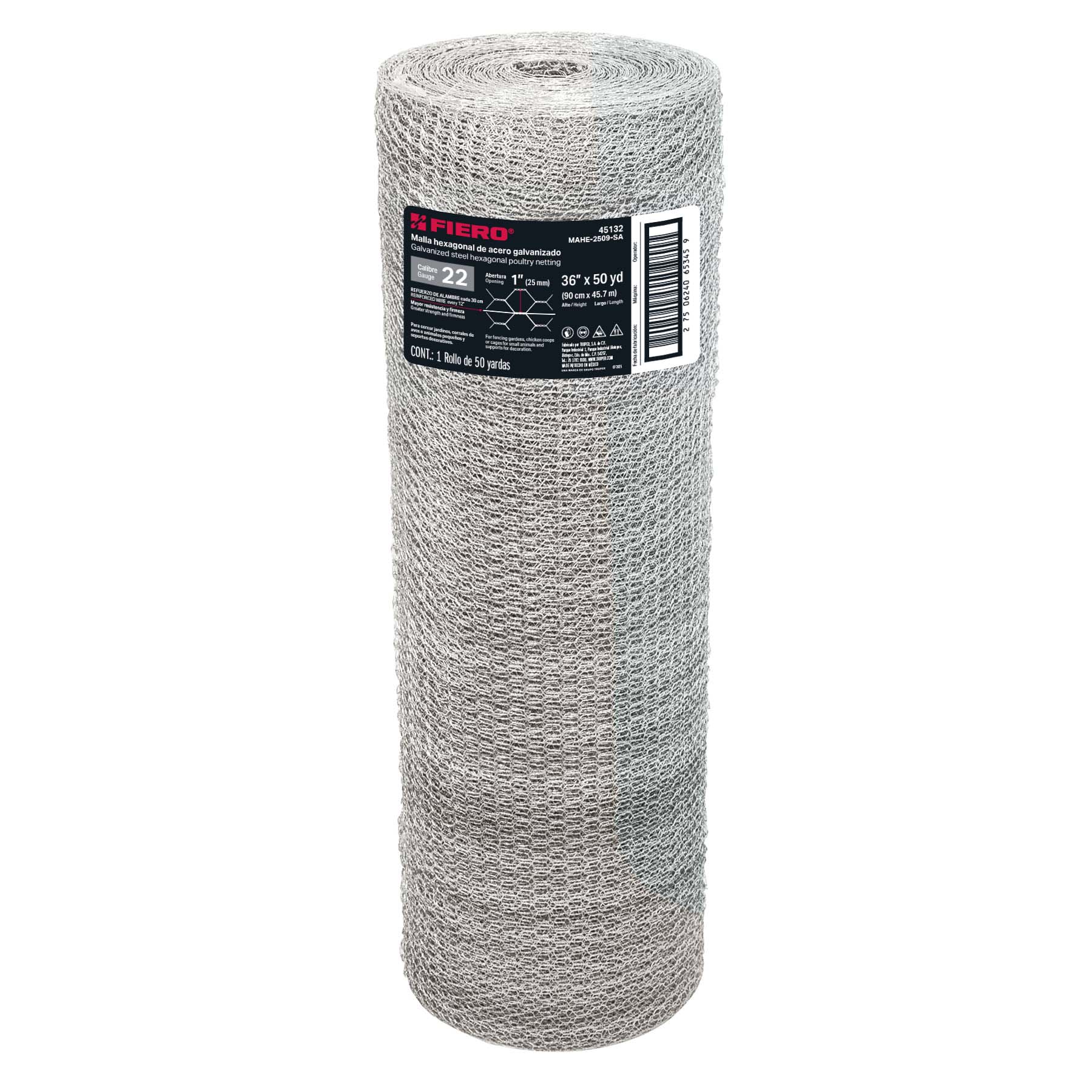 MALLA HEXAGONAL 1 PLG. X36 PLG. SALVADOR | HPC en línea