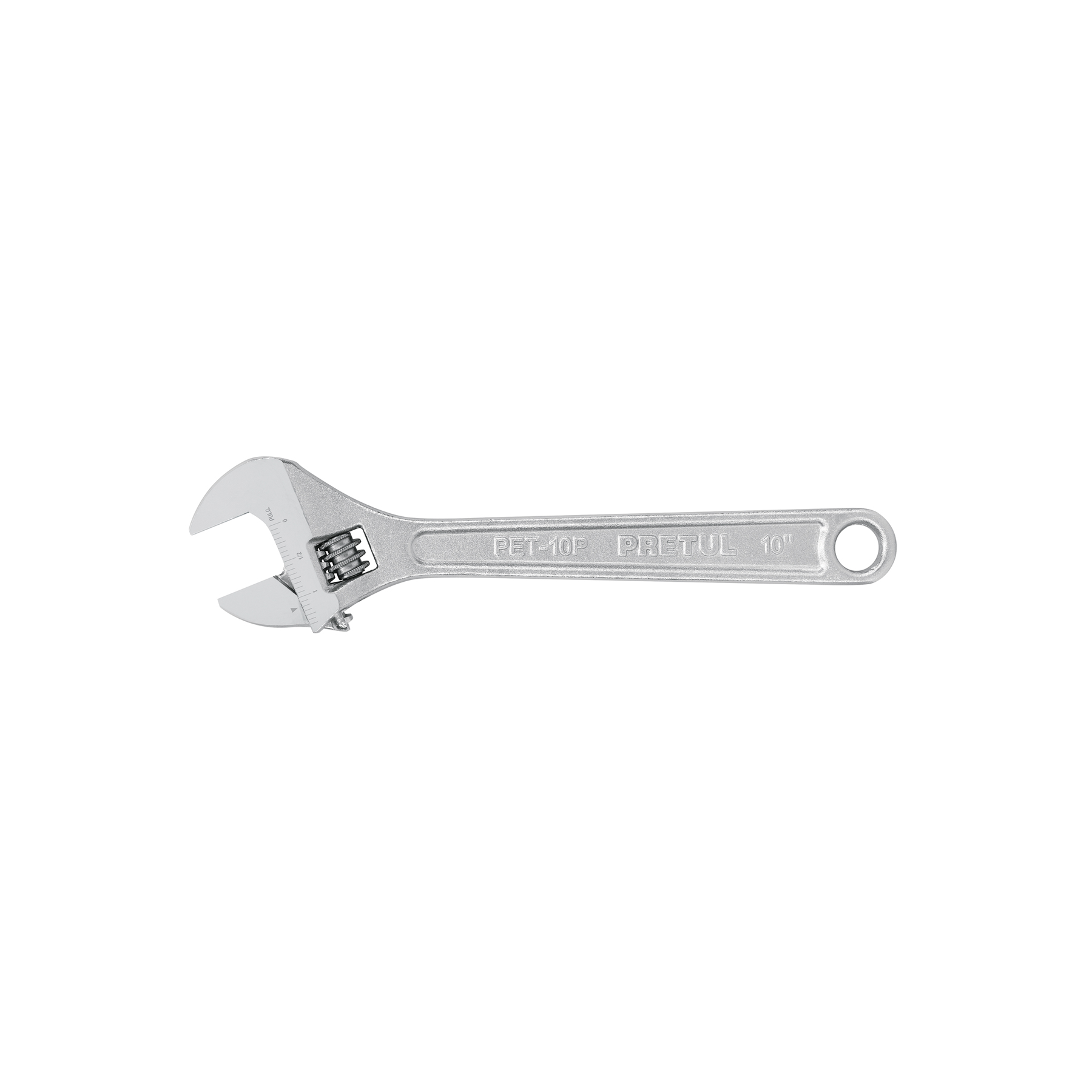 Llave ajustable (perico) 10 cromada, Pretul - Truper - Grupo Ferre-Max