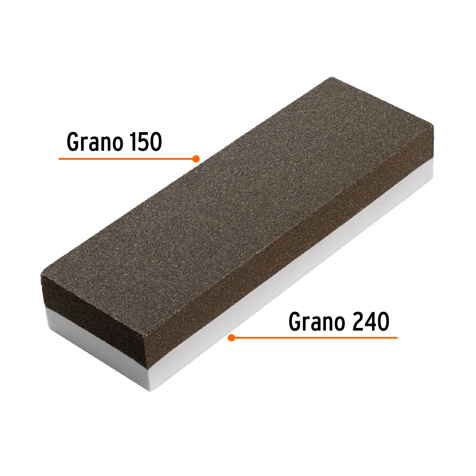 Ficha Tecnica Piedra para asentar 150 mm, doble grano 150 y 240, Truper