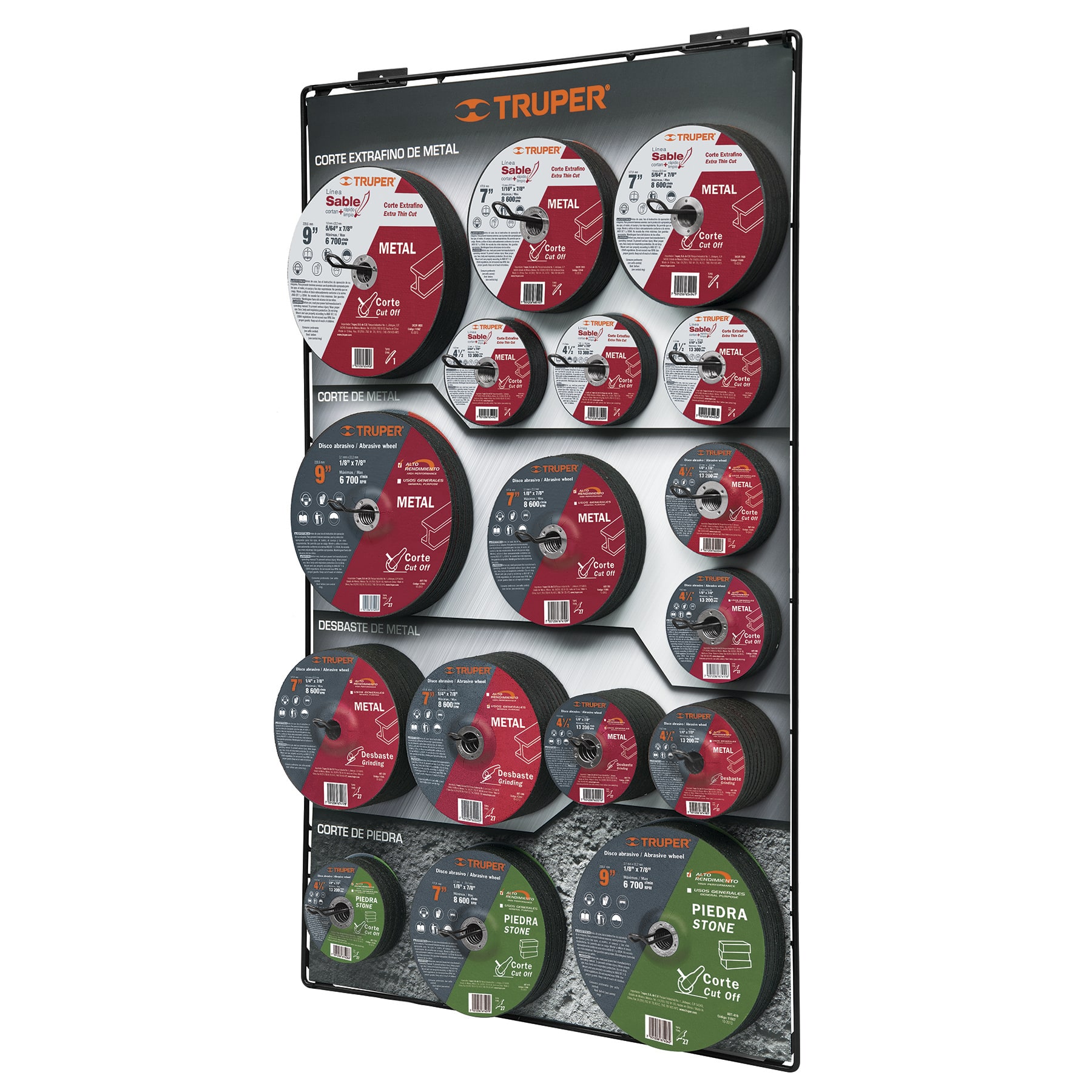 Ficha técnica 55583/R-DISA-C3 Truper® - Es mucha herramienta