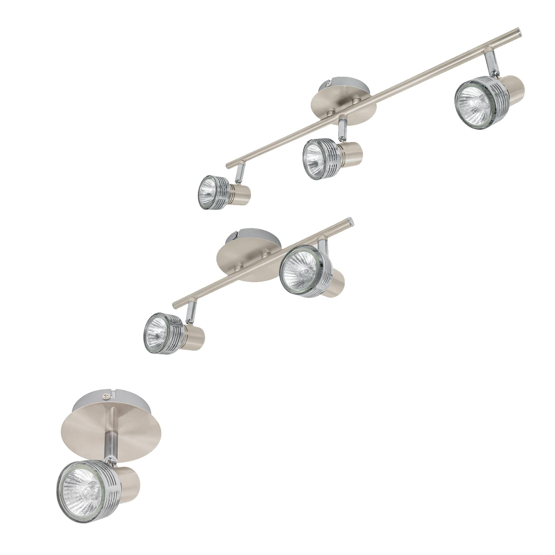 Luminarios con spots de sobreponer, línea lucca, Iluminación Interior